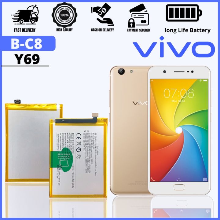 แบตเตอรี่ แท้ VIVO Y69 ORIGINAL BATTERY MODEL B-C8 แบตเตอรี่ใหม่ รับ ...