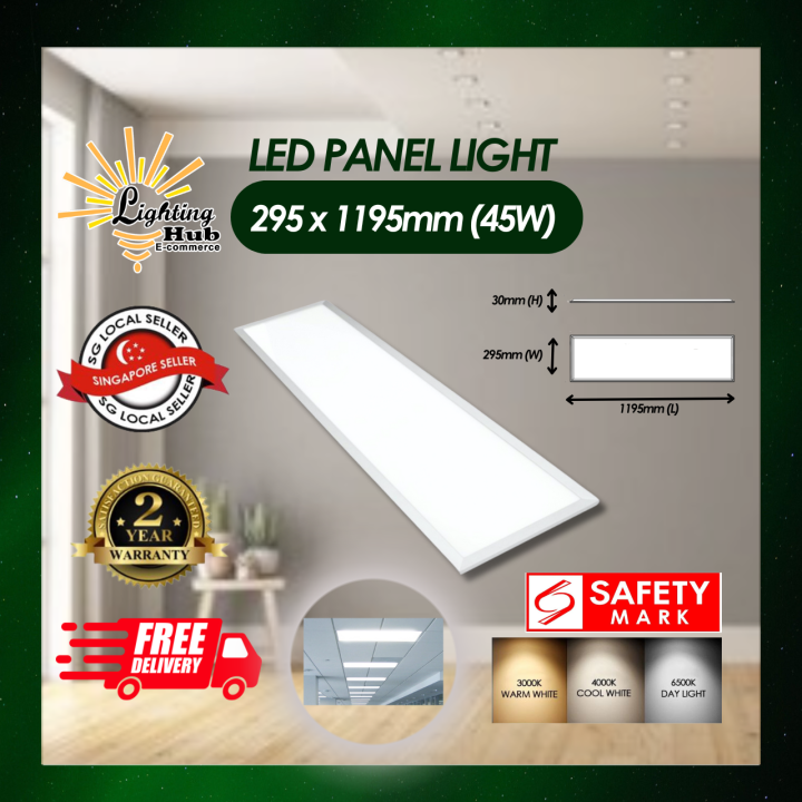 Lighting Hub LED Panel Light 45W/90W (3000K/ 4000K/ 6500K) for office ...