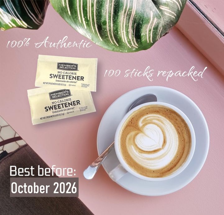 Member's Selection Sweetener Repacked 100 sticks | Lazada PH
