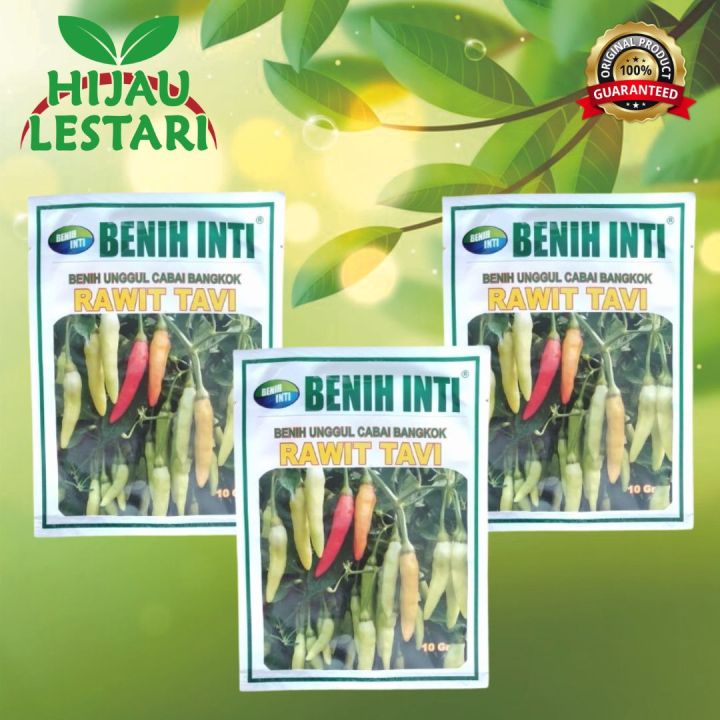 RAWIT TAVI 10gram - Benih Unggul Cabe Bangkok - Cabai Rawit Putih Cap ...