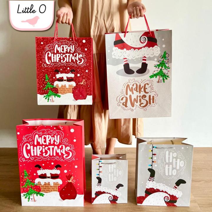 PAPERBAG Natal Christmas Decoration Kantong Paper bag | Lazada Indonesia