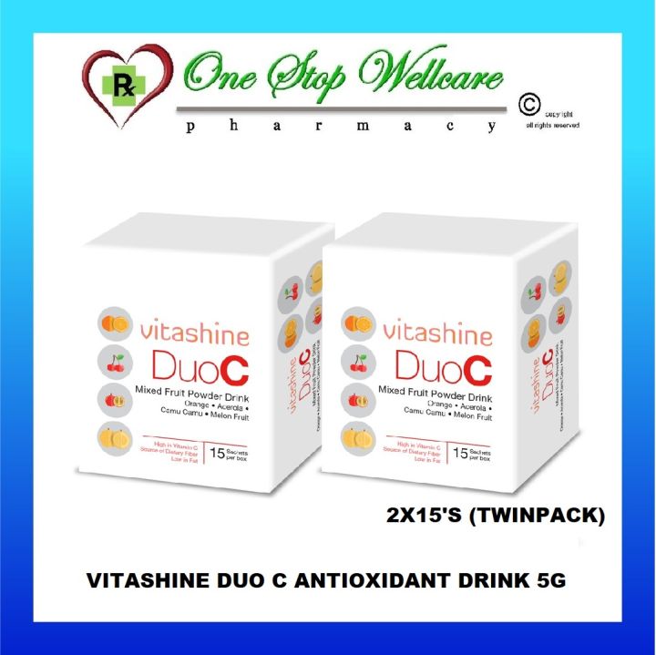 VITASHINE DUO C ANTIOXIDANT DRINK 5G 2X15'S (TWIN PACK) | Lazada
