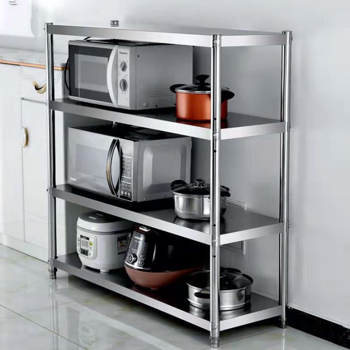 Kitchen Organizer Storage Rack Thickened 304 stainless steel shelf ...