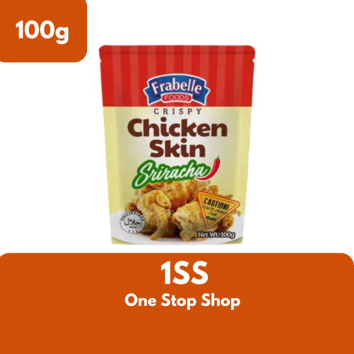Frabelle Foods Crispy Chicken Skin Sriracha 100g | Lazada PH