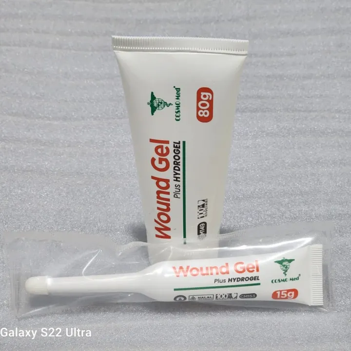 WOUND GEL PLUS HYDROGEL PHMB 0.25% COSMOMED / GEL UNTUK LUKA AKUT DAN ...