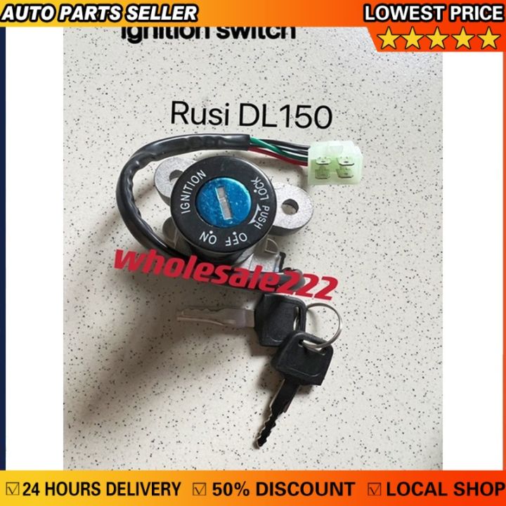 MOTORCYCLE RUSI DL150 IGNITION SWITCH./RUSI DL 150【Original+24hours ...