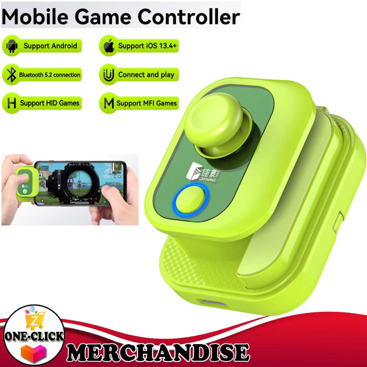 Mobile Game Controller Gaming Mini Bluetooth 5.2 Gamepad for android ...