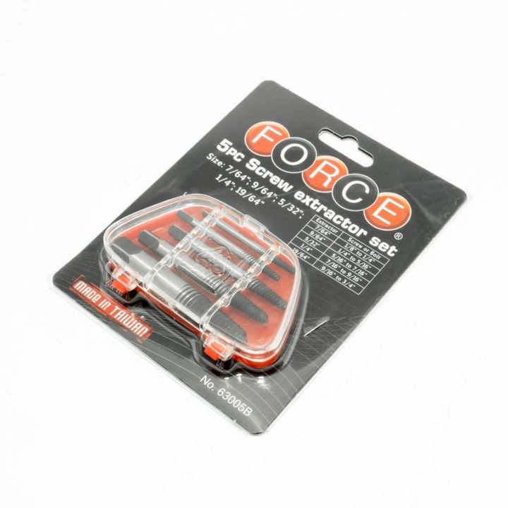 ถอนเกลียวซ้าย 5 ตัวชุด ก้านดำ FORCE 63005B | Lazada.co.th