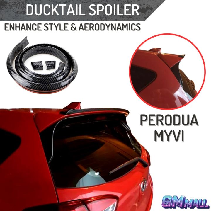 PERODUA MYVI SAMURAI REAR WING DUCKTAIL SPOILER RUBBER LIP Rear Bonnet ...