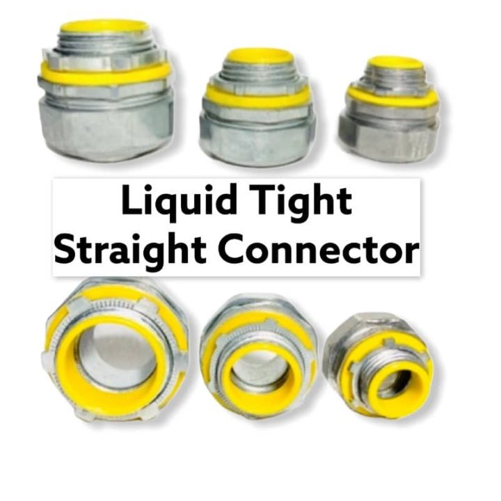 LIQUID TIGHT STRAIGHT CONNECTOR 1/2 , 3/4 , 1” , 1 1/4 , 1 1/2 , 2 ...