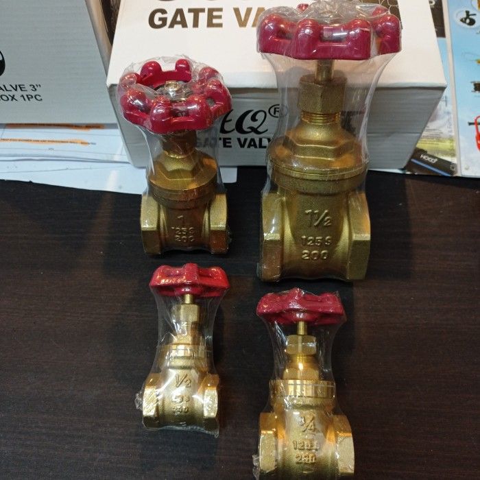GATE VALVE BRASS HQ 1/2 INCH | Lazada Indonesia