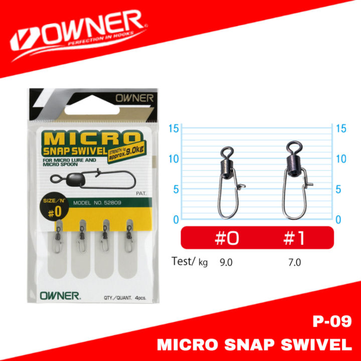 Owner P-09 Micro Snap Swivel | Lazada Indonesia