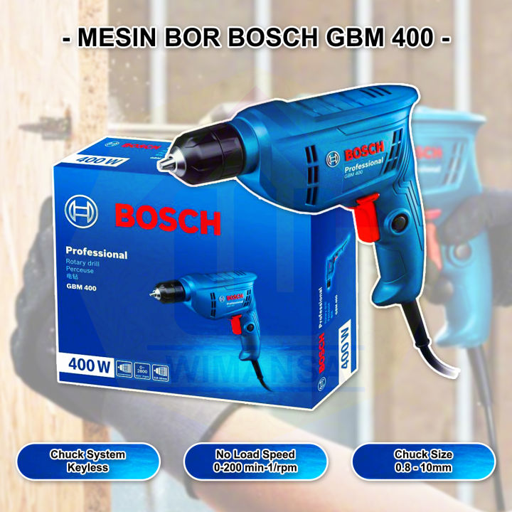 WMS-MESIN BOSCH GBM 400 - MESIN BOR KAYU DAN BESI | Lazada Indonesia