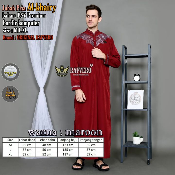 JUBAH MODEL TERBARU 2022 PAKAIAN MUSLIM PAKISTAN AL-KHAIRY//BAHAN ...