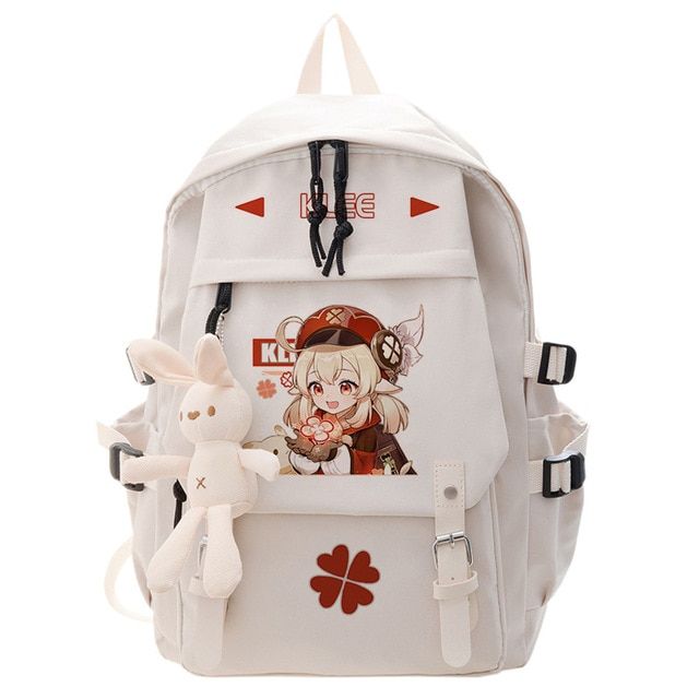 🎒 Genshin Impact Anime Cosplay Students School Bag Backpack Klee ...