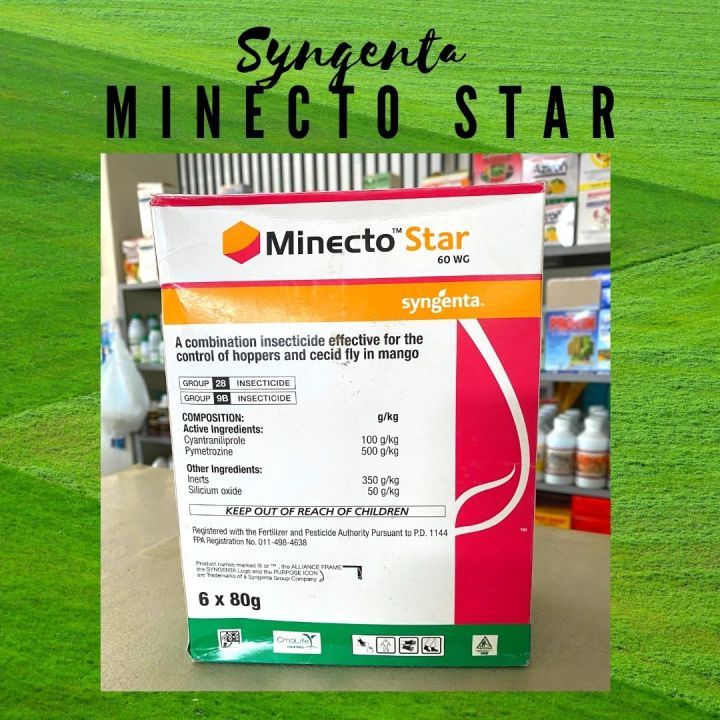 Syngenta MINECTO STAR 60WG 6x80g Insecticide | Lazada PH