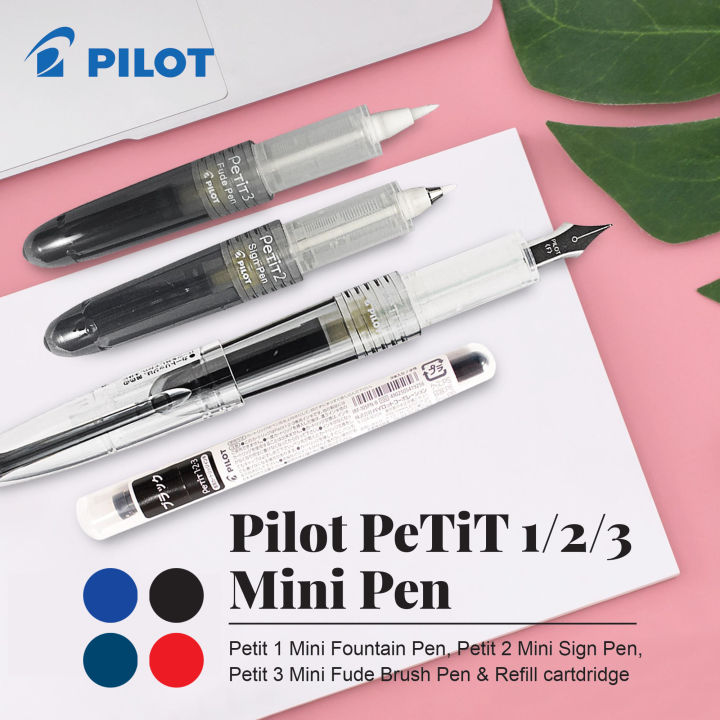 Pilot Petit 1/2/3 Mini Sign Fountain Pen / Sign Pen / Fude Brush Pen ...