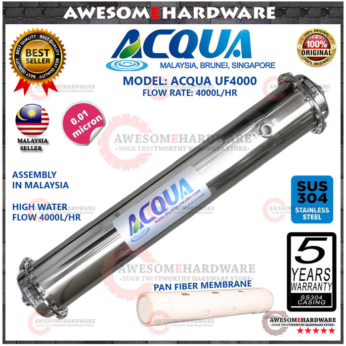 (4000L/HR) 0.01 MICRON ACQUA UF4000 ULTRA FILTRATION UF MEMBRANE WATER ...