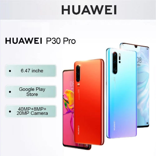 Used Phone HUAWEI P30 Pro 4G Smartphone Android 6.47 inch 512GB ROM ...