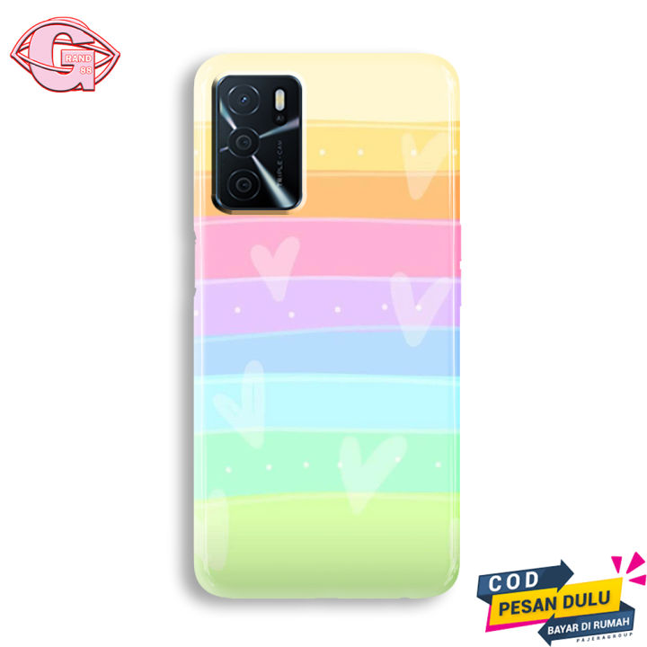 Case Oppo A16 - Oppo A16 Case Rainbow Grand88 Casing Handphone ...
