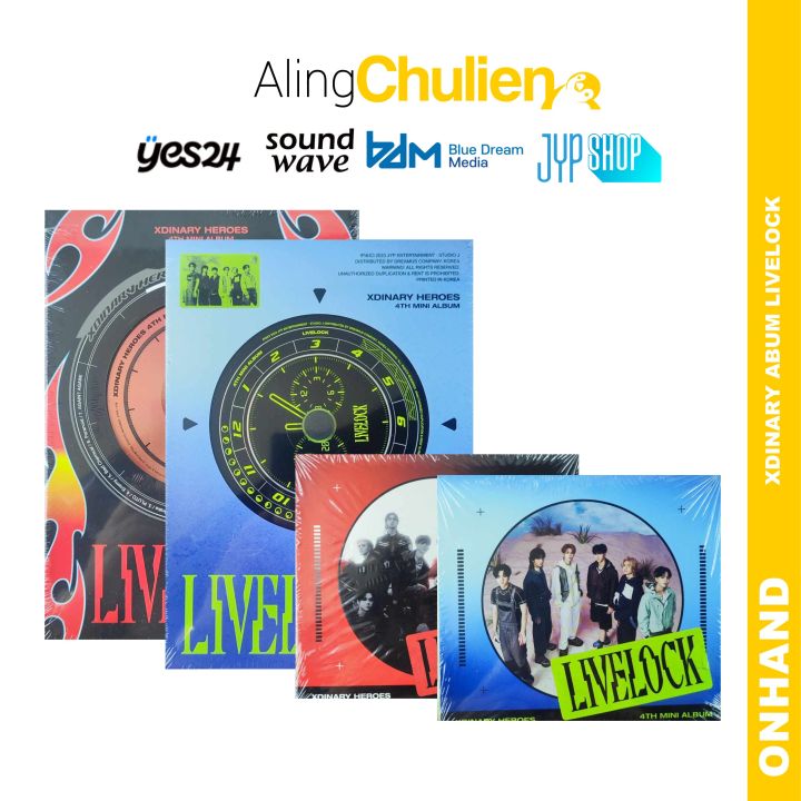 [First Press] XDINARY HEROES Album LIVELOCK | Lazada PH