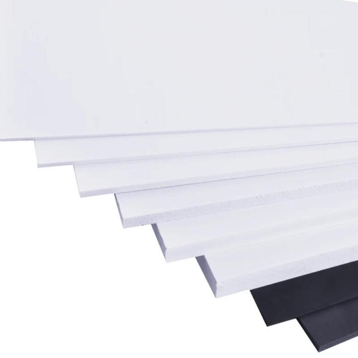 Black/White DIY PVC Sheet Foam Board Plastic White Sheet DIY Model ...