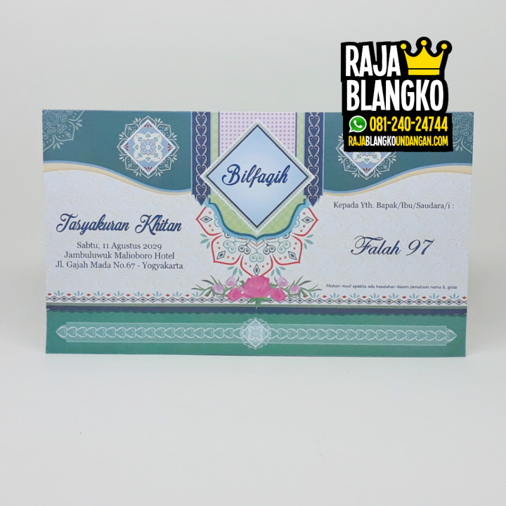 BLANGKO UNDANGAN FALAH 95 | RAJA UNDANGAN | Lazada Indonesia