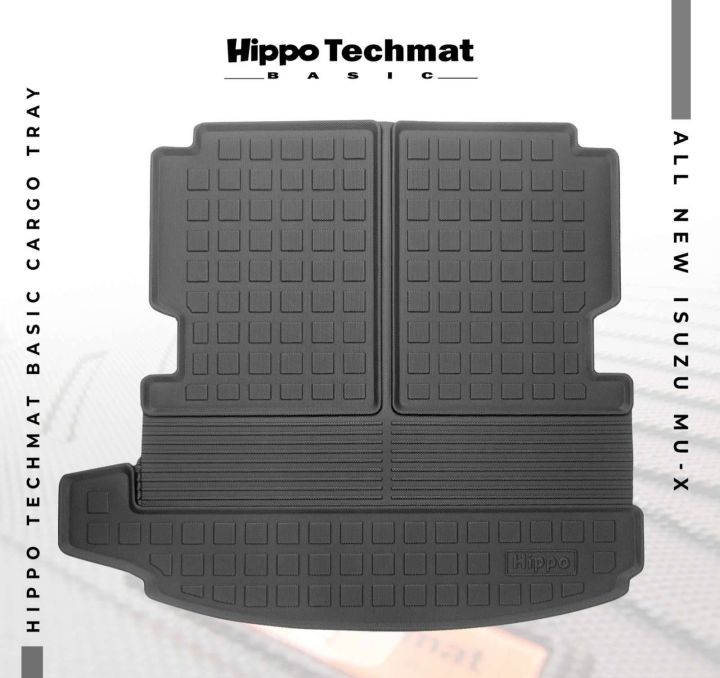 Isuzu Mux 2022-2024 Full Cargo Tray Hippo Brand Thailand Made Deep Dish Cargo matting / Trunk ...