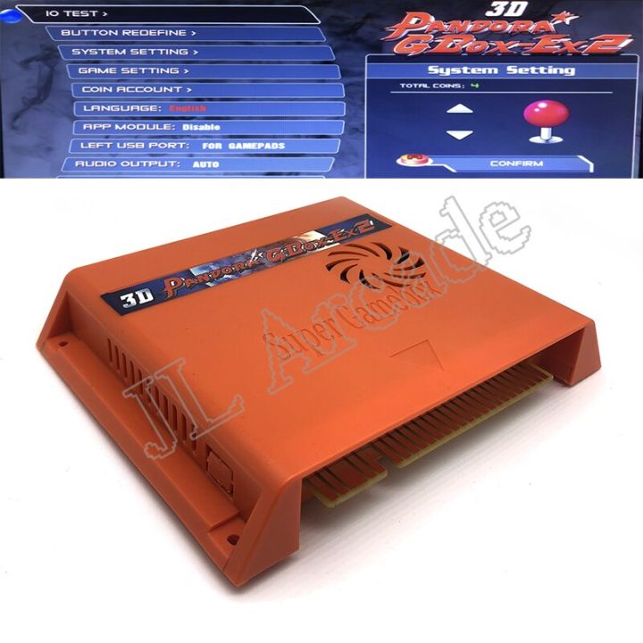 New 3D Game Box GBOX-EX2 4300 In 1 Board Arcade Cartridge Jamma PCB ...