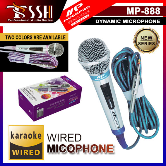 MEGAPRO MP-888 Wired Legendary Vocal Dynamic Microphone | Lazada PH