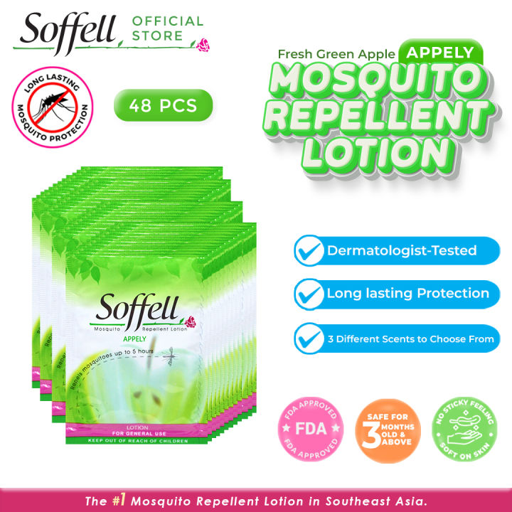 Soffell Mosquito Repellent Sachets - (48 PCS) | Lazada PH