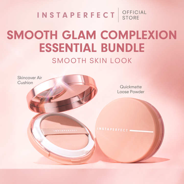 Instaperfect Smooth Glam Complexion Essentials Bundle (Skincover Air ...