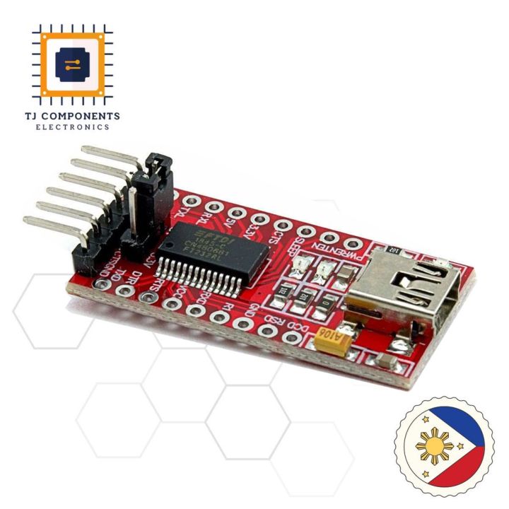 FT232RL 3.3V 5.5V Mini USB Port FTDI USB to TTL Serial Adapter Module ...