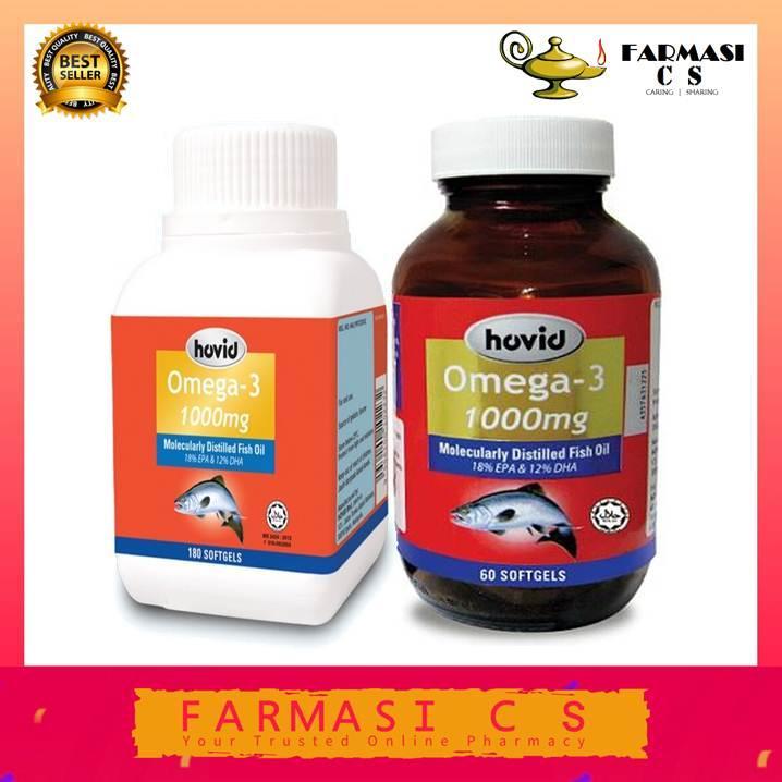 HOVID Omega-3 1000mg 180s + 60s Fish Oil / Omega 3 | Lazada