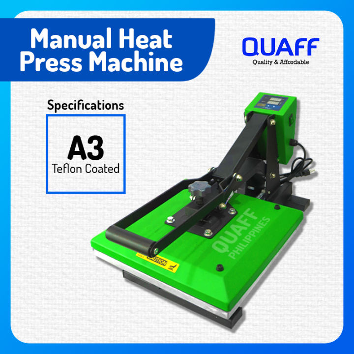 QUAFF A3 Manual Heat Press Machine Heavy Duty | Lazada PH