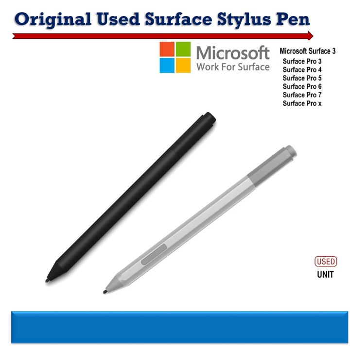 Used Original Surface Stylus Touch Pen compatible with Surface Pro 3 / Pro4 / Pro5 / Pro6 / Pro ...