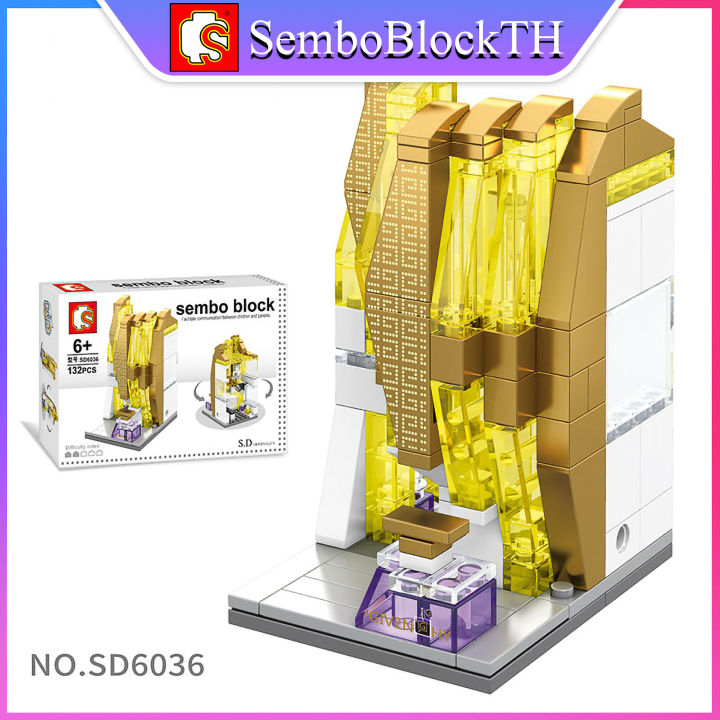 Sembo Block SD6036 เลโก้ร้านค้า ร้านอาหาร จำนวน 132 ชิ้น | Lazada.co.th