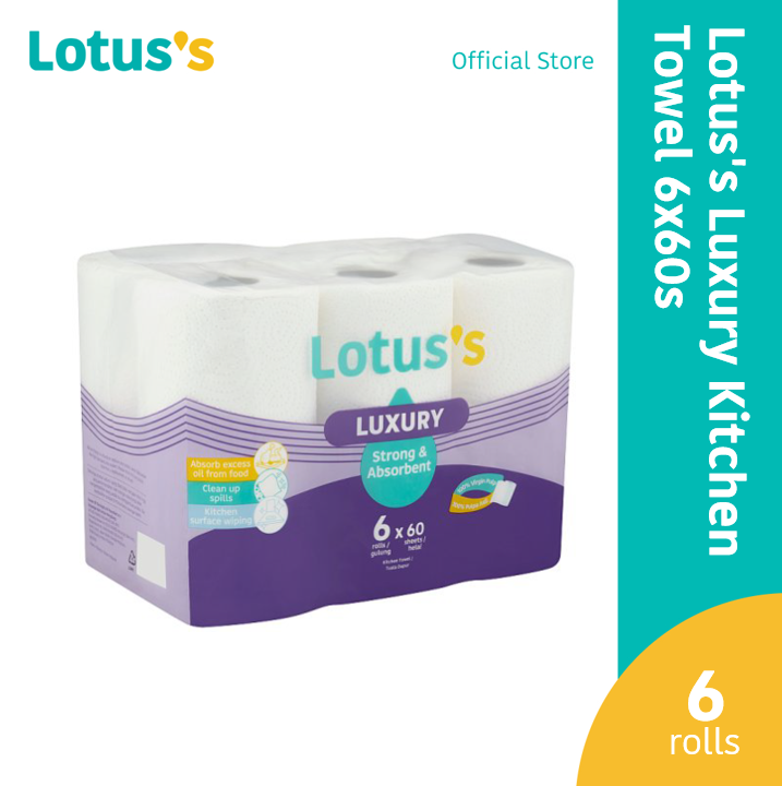 Lotus'S Luxury Kitchen Towel 6X60S | Lazada