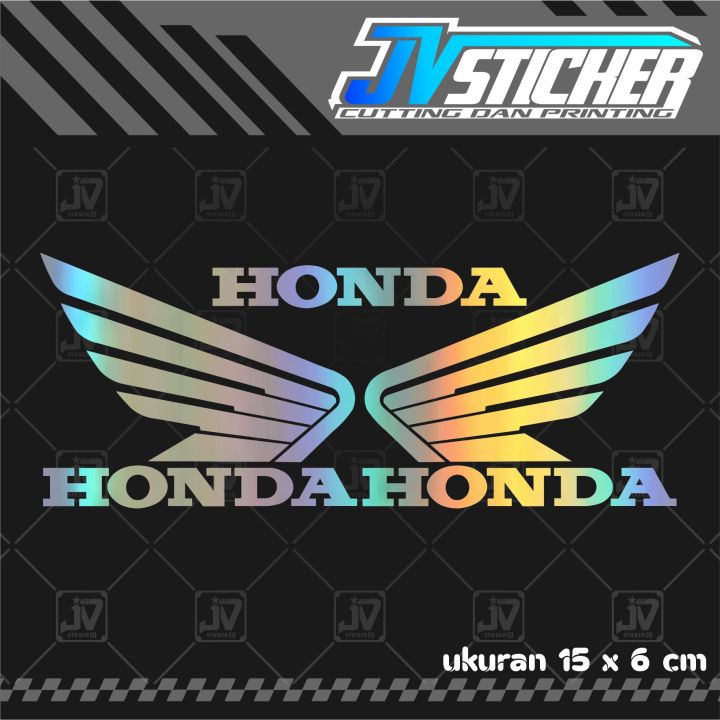 sticker Honda Sayap cutting sticker murah logo | Lazada Indonesia