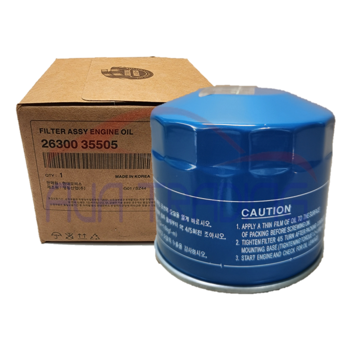 Oil Filter (26300-35505) Hyundai Accent, Hyundai Tucson, Hyundai ...