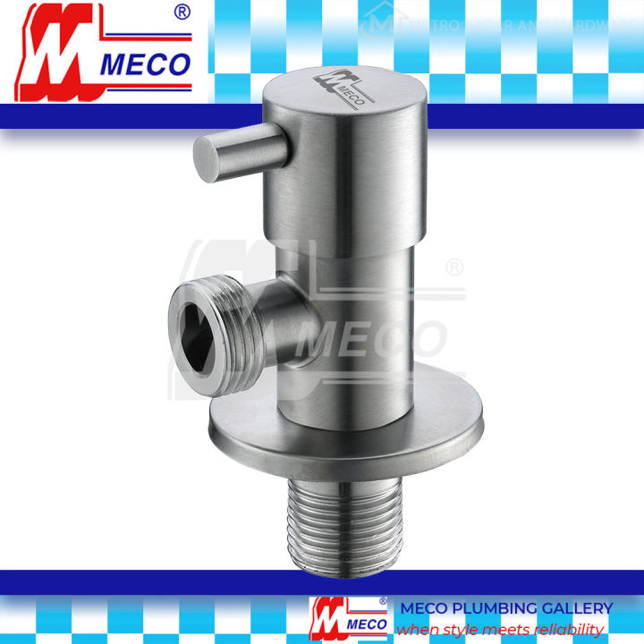 Meco Stainless Steel 304 Angle Valve #015N-SST | Lazada PH