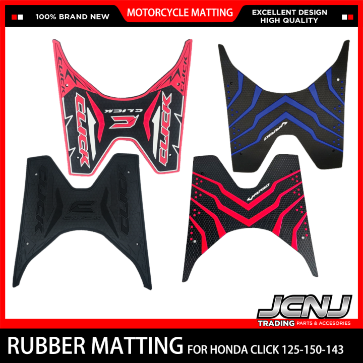 JCNJ Motorcycle RUBBER MATTING FOR HONDA CLICK 125-150-143 | Lazada PH
