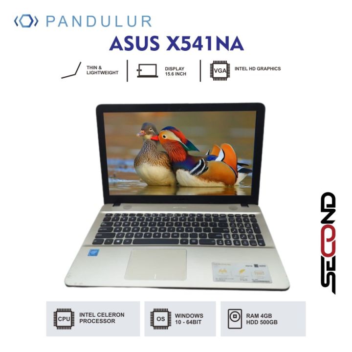 Laptop Asus X541NA ALL SERIES 4GB 500GB Second | Lazada Indonesia