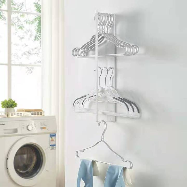 Magnetic Laundry Hanger Organizer Rack | Lazada Singapore