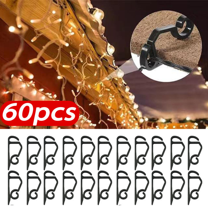 Portable String Clips Hook Holiday Wire Clamp Weatherproof Outdoor ...