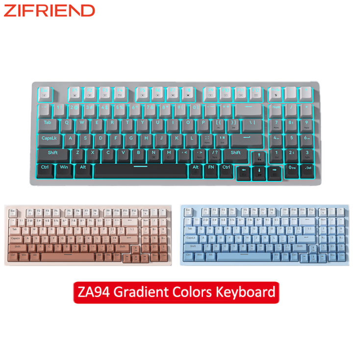 Zifriend Za94 Gradient Mechanical Keyboard | Lazada PH
