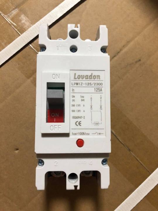 125A - 2P DC Moulded Case Circuit breaker MCCB - 2P MCCB 500V | Lazada PH