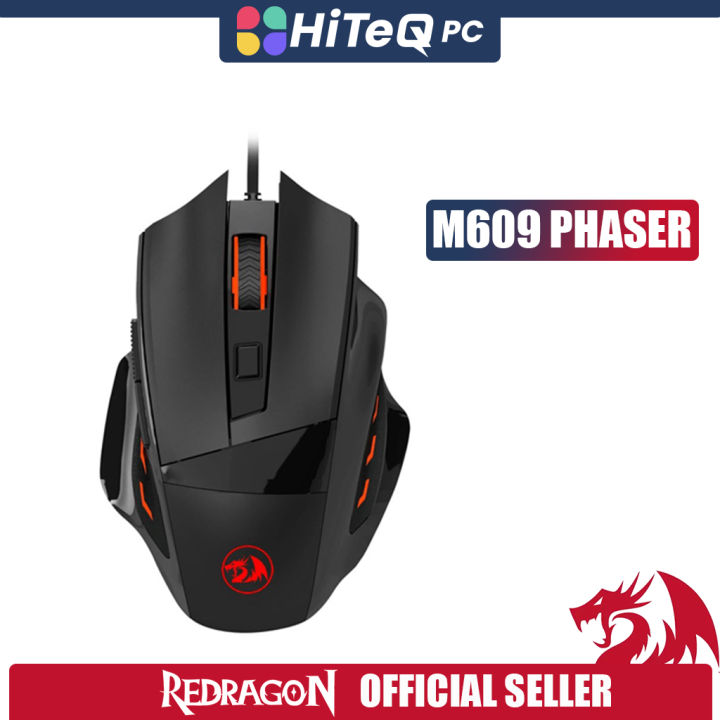 HiteqPC | Redragon M609 Phaser RGB Wired Gaming Mouse | Lazada PH