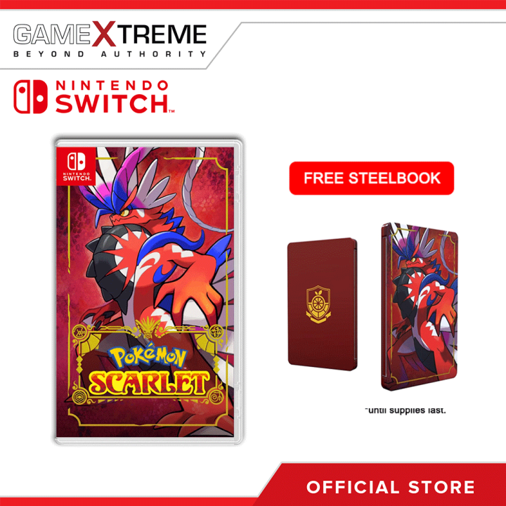 Nintendo Switch Pokemon Scarlet With Steelbook | Lazada PH