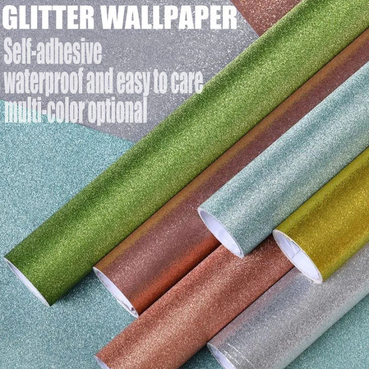 10M Glitter film peel-and-stick wallpaper,self-adhesive aluminum film ...